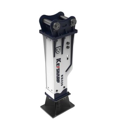 China Condition CE Certified 140mm Alloy Irregular Shape Chisel Guide Hydraulic Breaker for sale