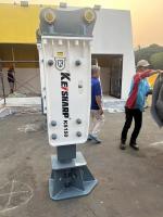 China KEISHARP KS150 Cap Mounted Hydraulic Breaker 1373mm Chisel Length 100mm Diameter for sale