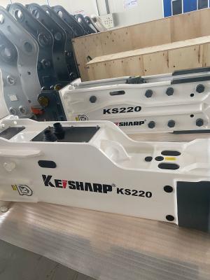 China KS220 Box Type Rock Hydraulische Breaker Machine 140 mm Chisel Diameter for sale