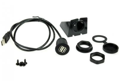 Cina ODM Cable Wire Harnesses Due cavi di estensione USB montatura dash automotive in vendita