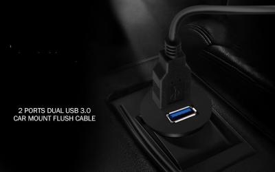 Cina ODM Cable Wire Harnesses Due cavi di estensione USB montatura dash automotive in vendita