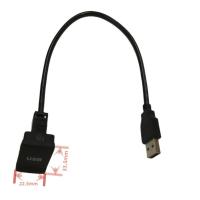 China Square Panel Cable Wire Harnesses Car USB Cable With Anti Dust Cover for sale