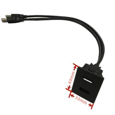 Cina Car Dash Cable Wire Harnesses Single Dual Car Charger Socket USB in vendita