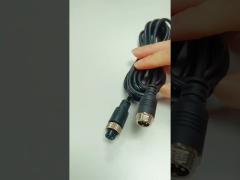 Cable di estensione per videocamera M12 personalizzato da maschio a femmina