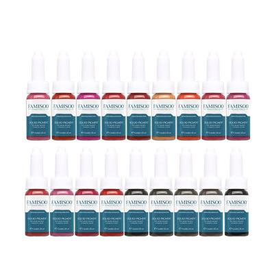 Cina Il trucco permanente liquido dinamico originale 15ml pigmenta un ODM di 18 colori in vendita