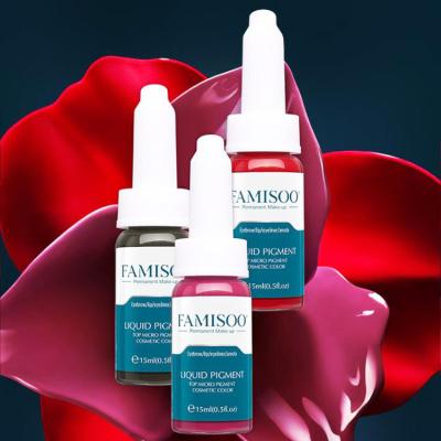 Cina Il trucco permanente liquido dinamico originale 15ml pigmenta un ODM di 18 colori in vendita