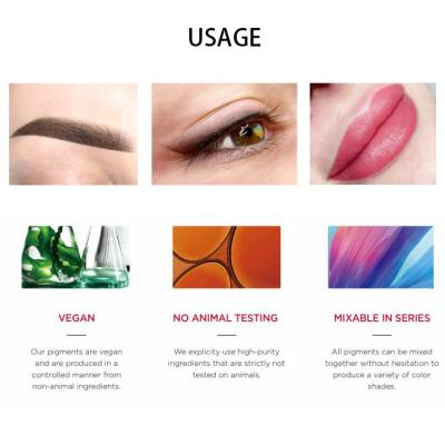 Cina Il trucco permanente liquido dinamico originale 15ml pigmenta un ODM di 18 colori in vendita
