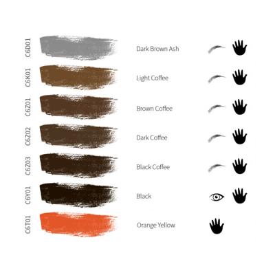 Cina Pigmento permanente del toner di trucco dell'OEM per l'inchiostro di potere di Microblading in vendita