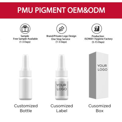 Cina Pigmento permanente del toner di trucco dell'OEM per l'inchiostro di potere di Microblading in vendita