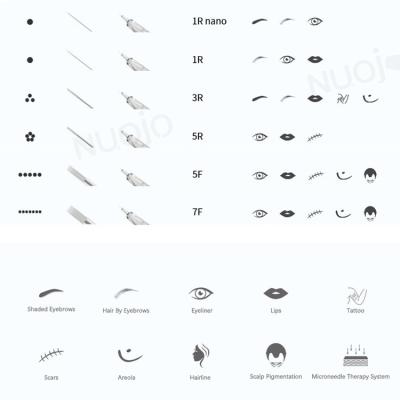 Cina Penna manuale di trucco della macchina dell'etichetta privata delle labbra dell'eye-liner permanente professionale del sopracciglio in vendita