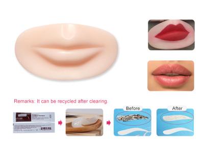 China De Praktijkhuid van de silicone Duurzame Permanente Make-up voor Lippen die 4D-Module opleiden Te koop
