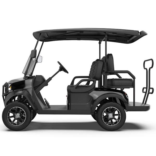 Quality Design 2 2 Seats Black Lifted Electric Golf Cart for Outings 2024 Driving for sale