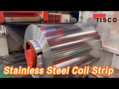 Cold Rolled Stainless Steel Coil Strip 316 304 2B Surface ASTM Bright