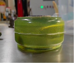 Application of mold release agent on polyurethane wheel