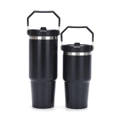 China 20oz 30oz Stainless Steel Custom Logo Thermos Flask with Lid and Handle OEM/ODM Acceptable for sale