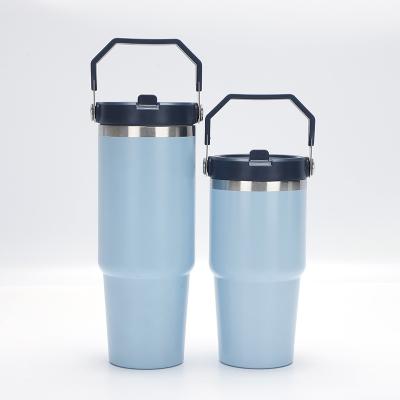 China 20oz 30oz Stainless Steel Custom Logo Thermos Flask with Lid and Handle OEM/ODM Acceptable for sale