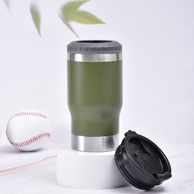 China Custom Sublimation 14OZ Can Cooler Insulation Stainless Steel Beer Coffee Mug Car Cup for sale