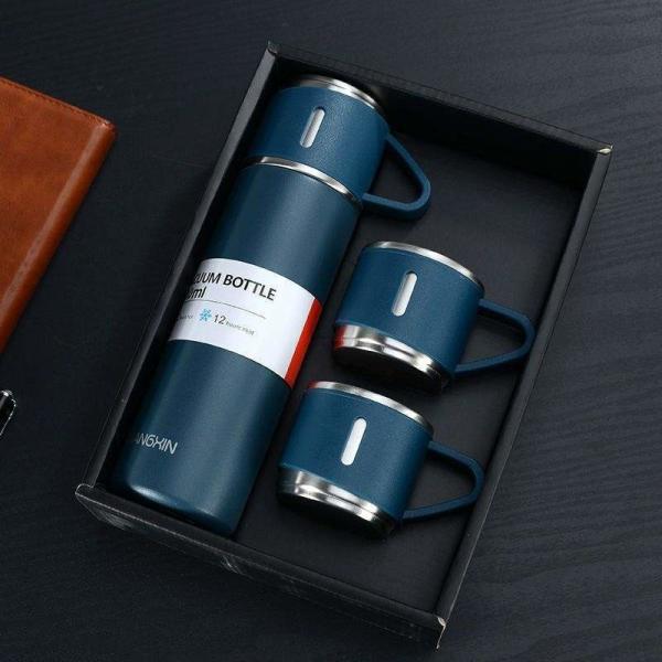 Quality 500ml Insulated Thermos Bottle Vacuum Flask Water Bottle Mug Tumbler Gift Set for sale