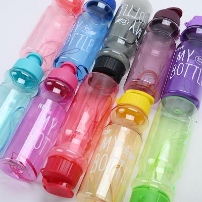 China Garrafas de água potável de PET de 500 ml, unisex, com logotipo personalizado e fornecimento de amostra à venda