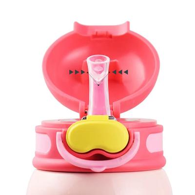 China Gepersonaliseerd Hou warm en koud Sportwaterflesje voor kinderen met een riemdeksel 550 ml capaciteit Te koop