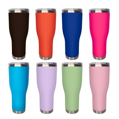 China 40oz poeder gecoat tumbler roestvrij staal vacuüm geïsoleerd voor warme en koude dranken Te koop