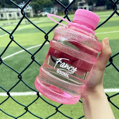 Cina 650 ml Mini Bottiglia d'acqua in plastica per bottiglie sportive eco-friendly Acqua bollente in vendita