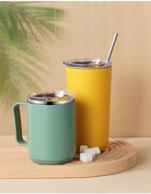 Cina 450 ml di acciaio inossidabile a doppia parete idraulico isolante per viaggi termici con maniglia personalizzata in vendita