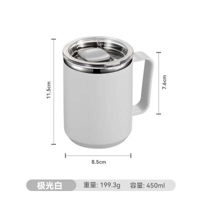 Cina 450 ml di acciaio inossidabile a doppia parete idraulico isolante per viaggi termici con maniglia personalizzata in vendita
