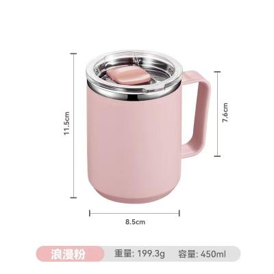 Cina 450 ml di acciaio inossidabile a doppia parete idraulico isolante per viaggi termici con maniglia personalizzata in vendita