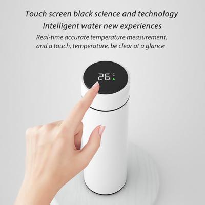 Cina Termo di sublimazione intelligente in acciaio inossidabile a coppa retta con display di temperatura in vendita