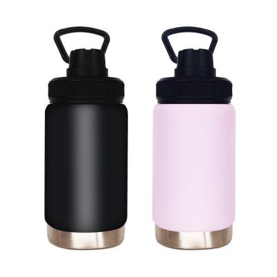 China 12oz Roze Dubbelmuurde herbruikbare fles met thermische isolatie prestaties en handvat Te koop