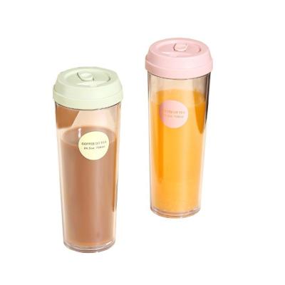 China Double Wall Coffee Mug For Adults Custom Logo AS Mug With Anti-corrosion Coating for sale
