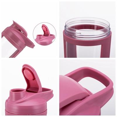 Cina Rivestimento anticorrosione dotato di 650 ml di bottiglia di plastica per la palestra sportiva proteica in vendita