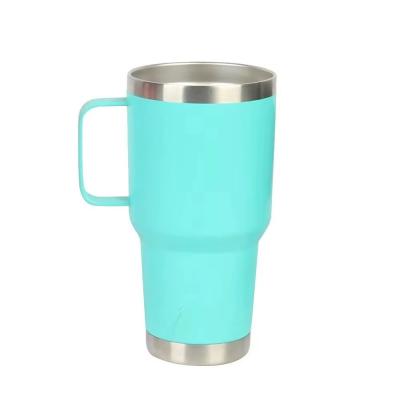 China 30oz Capacity Stainless Steel Tumbler Vacuum Insulated Travel Mug With Custom Logo for sale