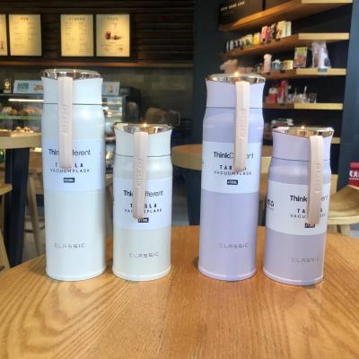 Chine Bouteille d'eau en acier inoxydable à double paroi isolée 450 ml Garde la boisson chaude froide pendant des heures à vendre