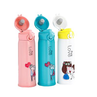 Cina 500 ml Bottiglia d'acqua in vetro di grande capacità Portabile Tazza regalo per bevande a sbalzo in vendita