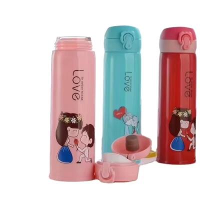 Cina 500 ml Bottiglia d'acqua in vetro di grande capacità Portabile Tazza regalo per bevande a sbalzo in vendita