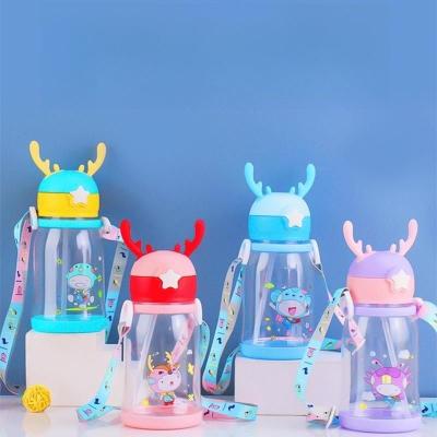 Cina Logo personalizzato Acceptabile bottiglia d'acqua di plastica per le avventure all'aperto dei bambini in vendita