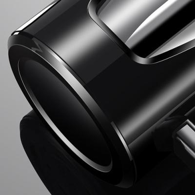 China Hoog borosilicaat glas grote capaciteit wandelende buitenglasbeker met handvat en deksel Te koop