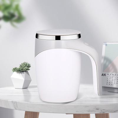 China Stainless Steel 380ml Electric Automatic Stirring Cup for Minimalist Office Design for sale