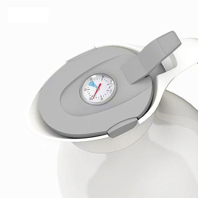 China Temperature Display Glass Light Weight Milk Jug with Large Capacity and Modern Design for sale
