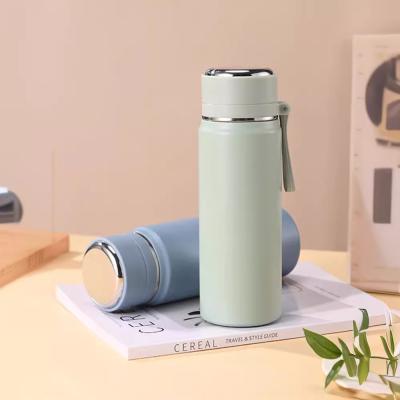 China Contemporary Design Custom BPA Free Vacuum Double Wall Sport waterfles met handvat Te koop