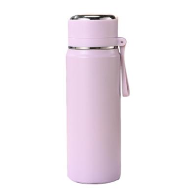 China Contemporary Design Custom BPA Free Vacuum Double Wall Sport waterfles met handvat Te koop