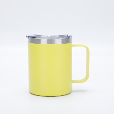 Cina 304 in acciaio inossidabile 12OZ isolatore ufficio tazza da caffè birra con maniglia aspirapolvere in vendita