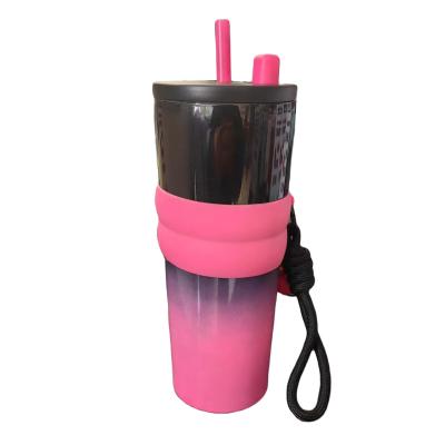 Chine Eco-friendly 710ml en acier inoxydable Moussin de café de voyage aspirateur isolé et réutilisable à vendre