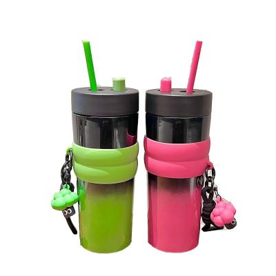 Chine Bouteille de glace en acier inoxydable à grande capacité et conception sous vide isolée 24 oz à vendre