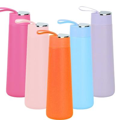 Chine Couleur personnalisée en acier inoxydable 304 Vacuum Sports Portable 350ml Bouteille d'eau avec poignée à vendre