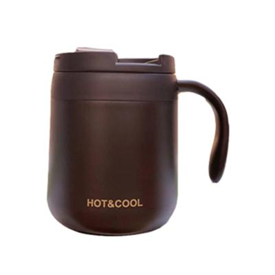 Chine 350 ml 500 ml de café en céramique Logo personnalisé tasse de thé portable avec poignée en couleur personnalisée à vendre