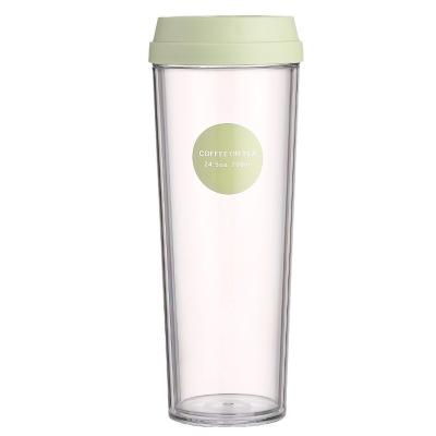 중국 320ml/420ml/520ml/700ml 재사용 가능한 뚜?? 이 있는 플라스틱 투명 차컵 캠핑용 판매용