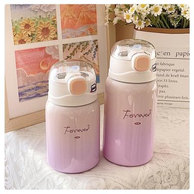 China Customized Logo Portable 350ml 450ml Vakuum-Tasse für schöne Kinder und Studenten im besten Fall zu verkaufen